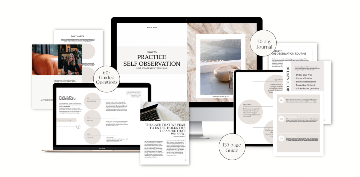 How to practice Self Observation - Revise and Co