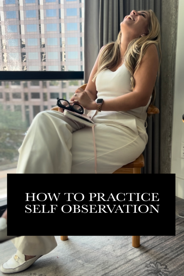 How to practice Self Observation - Revise and Co